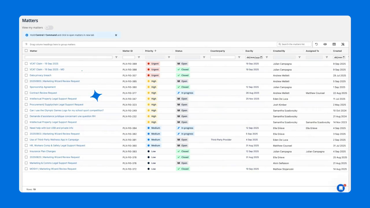 Plexus Matter Management: Streamline Legal Workflows with AI in 2026