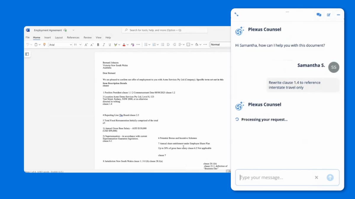 Plexus | Contract Management Software Demo